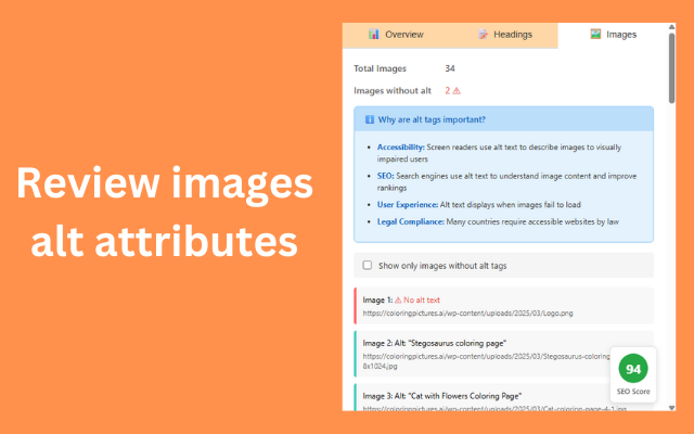 SEO Meta Inspector - Free Chrome Extension for SEO Analysis